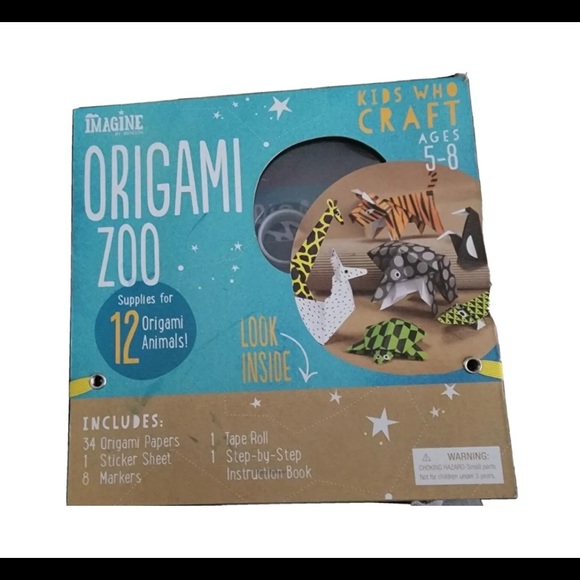 no brand | Toys | New Origami Zoo Origami Animals Kit For Kids Imagine ...